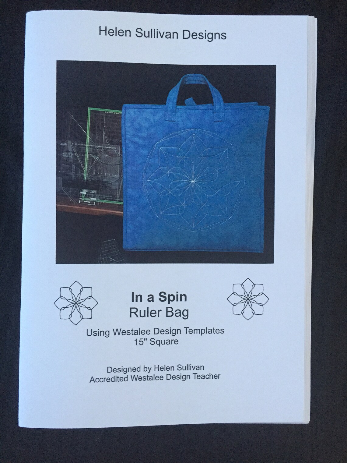 In A Spin Ruler Bag Pattern Using Westalee Ruler Foot and Rulers. - Etsy