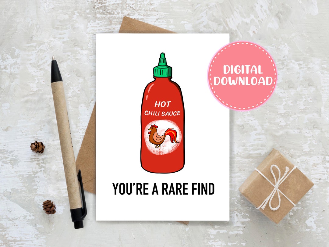 You're a Rare Find Card Printable Greeting Card Gift for Best Friend ...