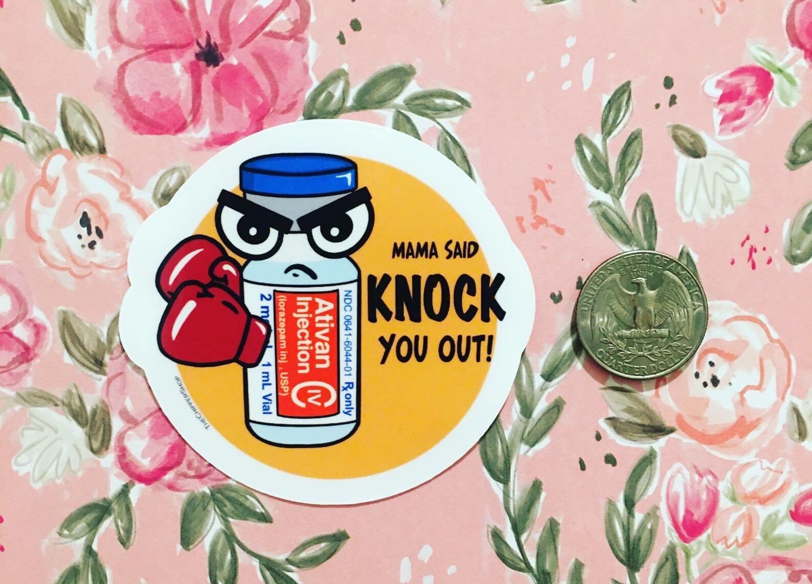 Ativan Vinyl Sticker Funny Nursing Vinyl Sticker Nursing - Etsy