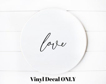 Love Vinyl Decals | Etsy