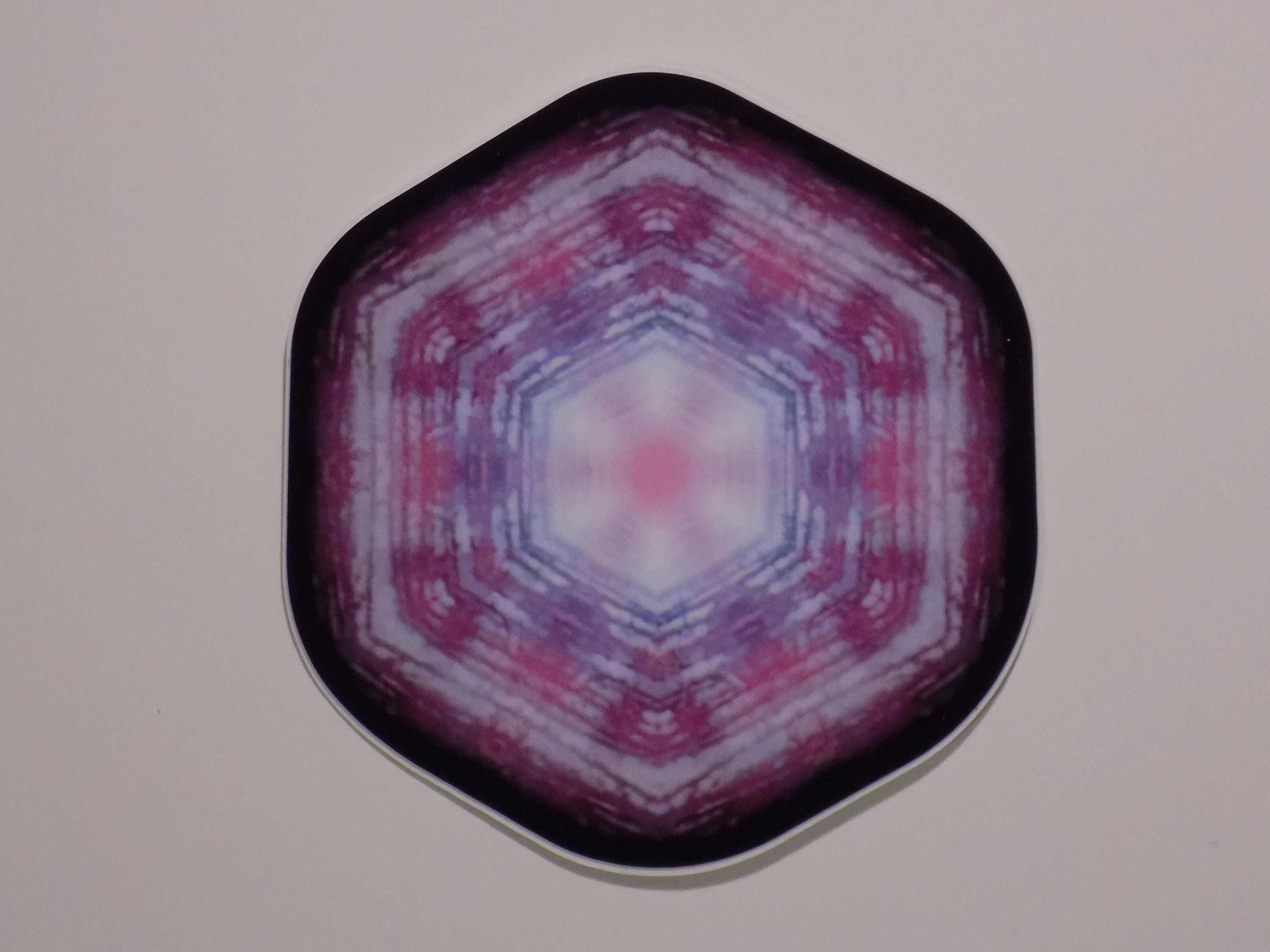 Pink and Blue Spray Paint Digital Geometric Pattern Sticker - Etsy