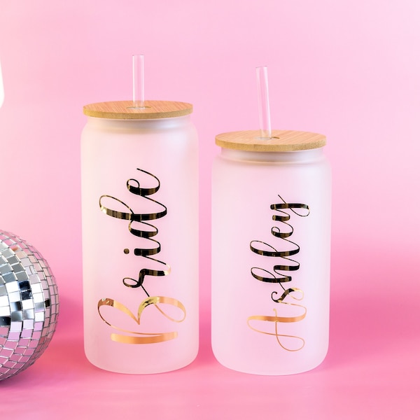 Custom Glass Can Cups - Etsy