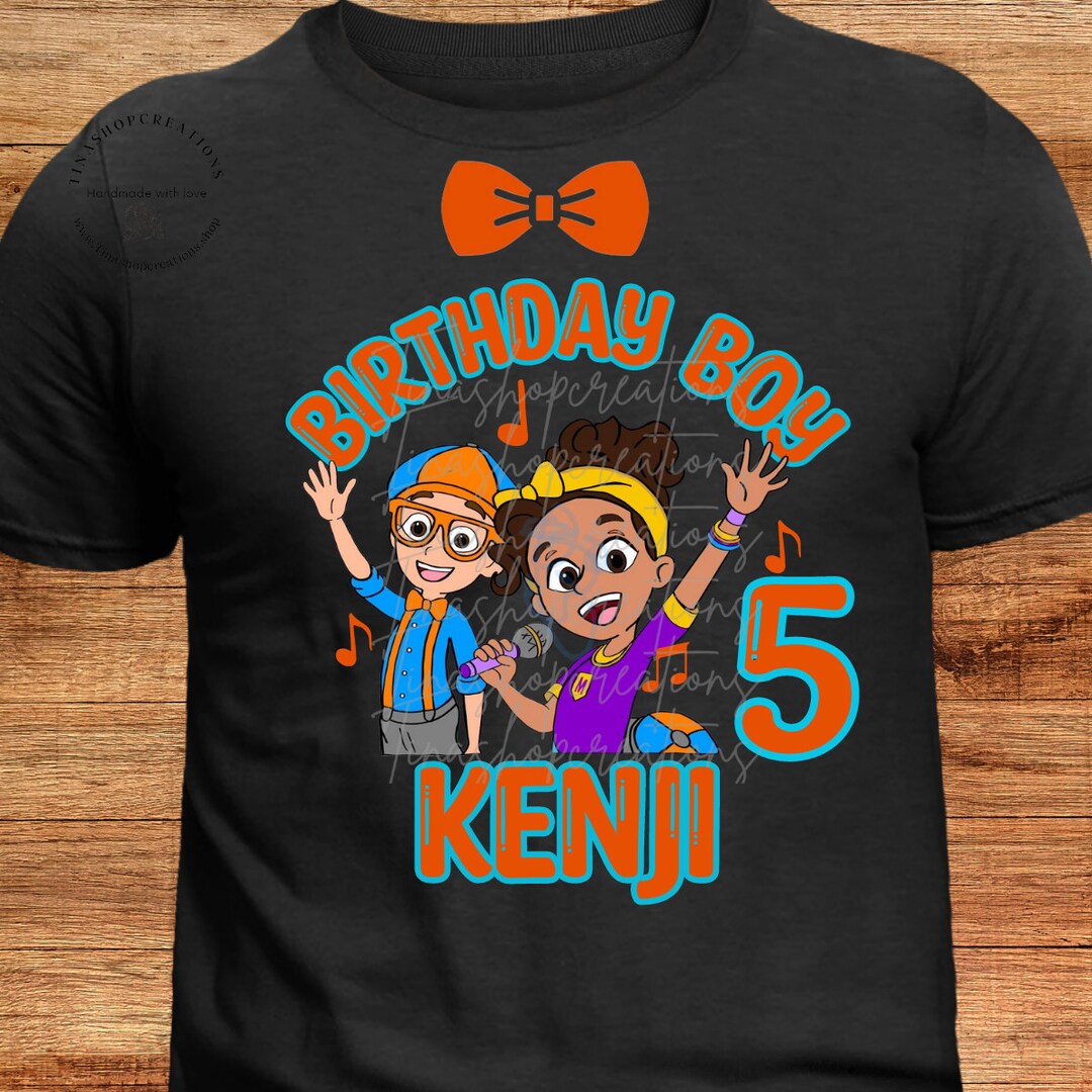 Blippi Meekah Inspired Birthday Shirt Kids Birthday Shirt - Etsy
