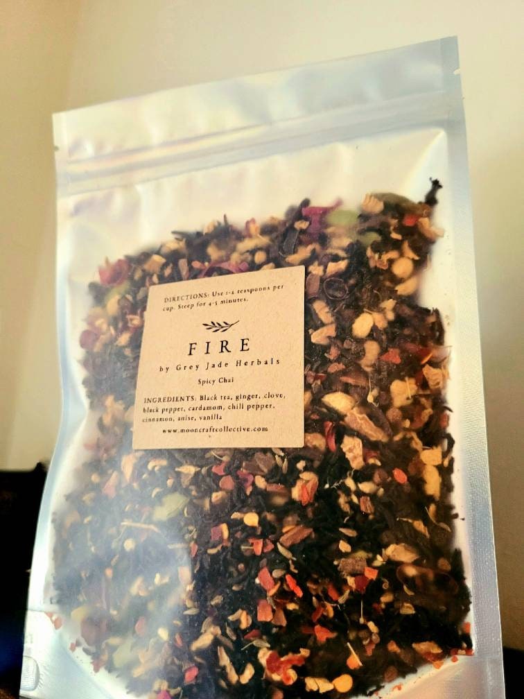 FIRE Spicy Chili & Ginger Chai Tea Warming Tea With Ginger, Cardamom ...