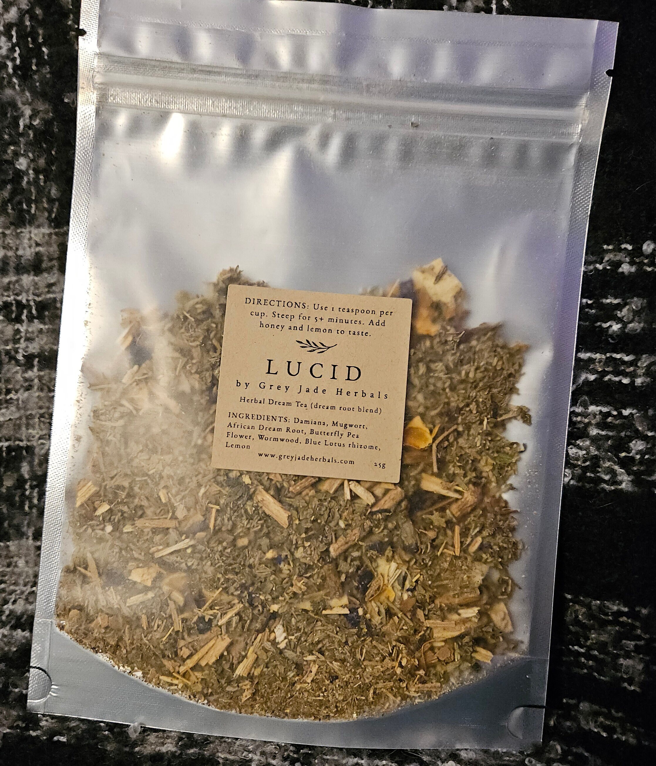 LUCID DREAM TEA African Dream Root or Blue Lotus With Mugwort, Damiana ...