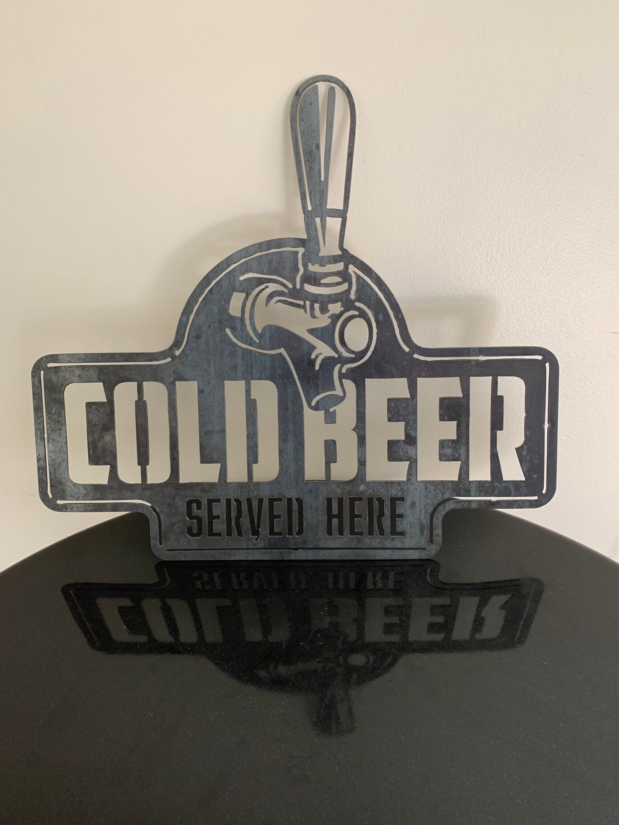 Cold Beer Sign - Etsy