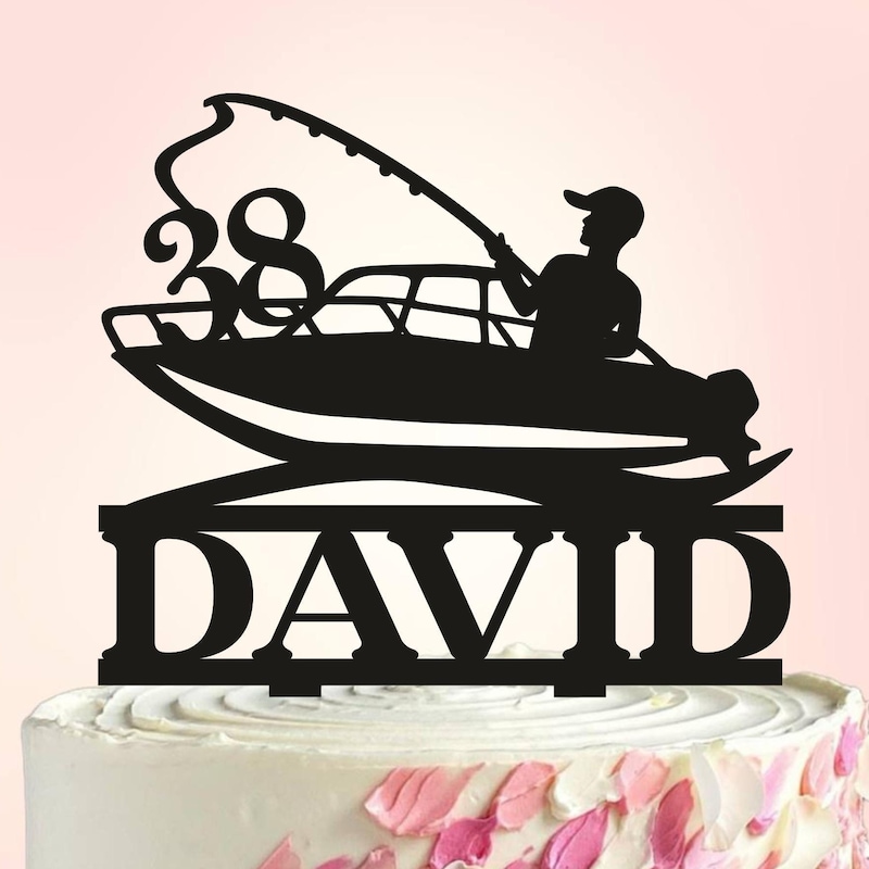 Boat Cake Topper - Etsy UK