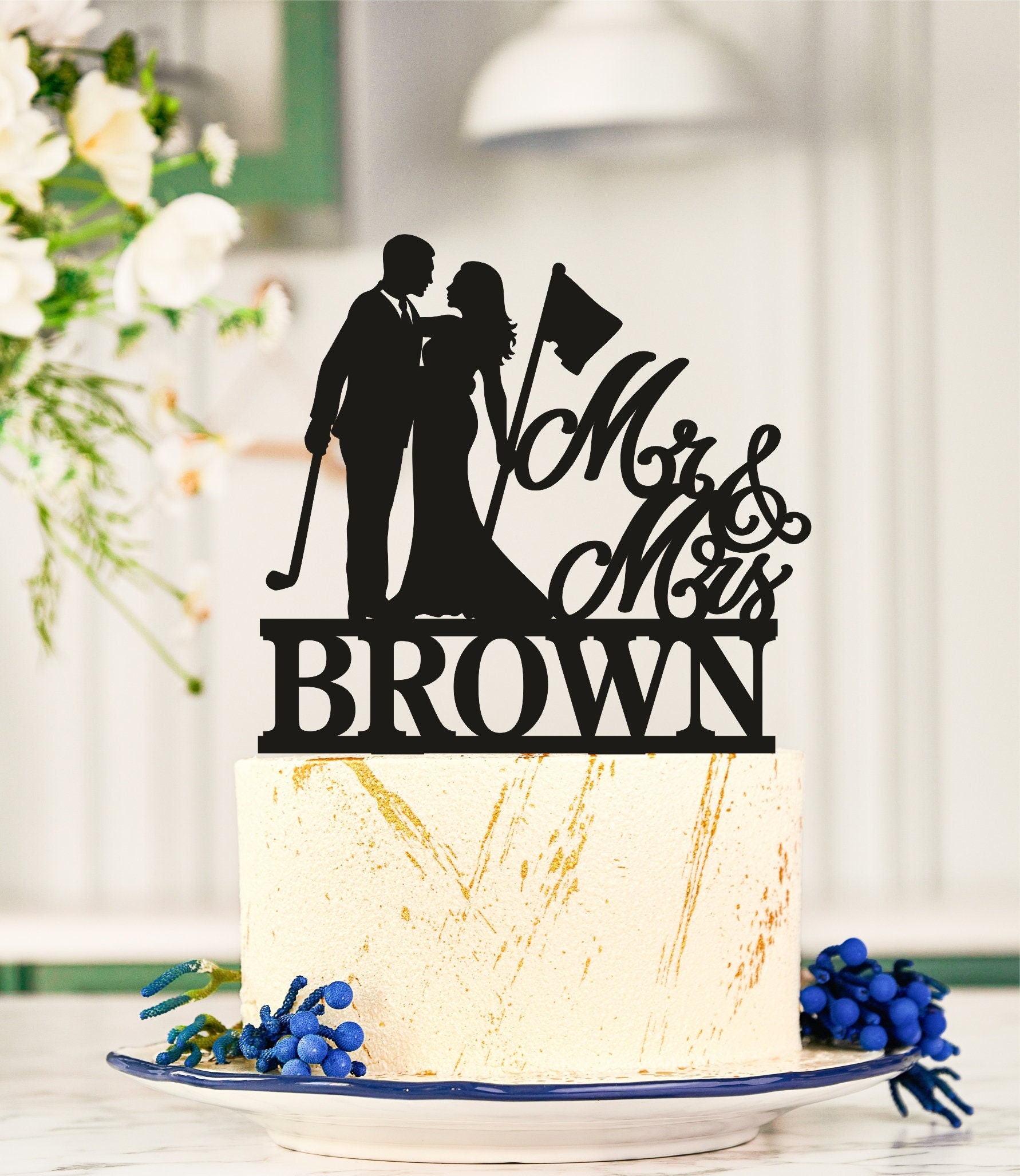 Golf Wedding Cake Topper Golfer Cake Topper Lover Ever Golf - Etsy