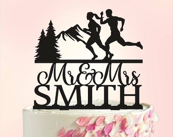 Running Cake Topper Wedding - Etsy
