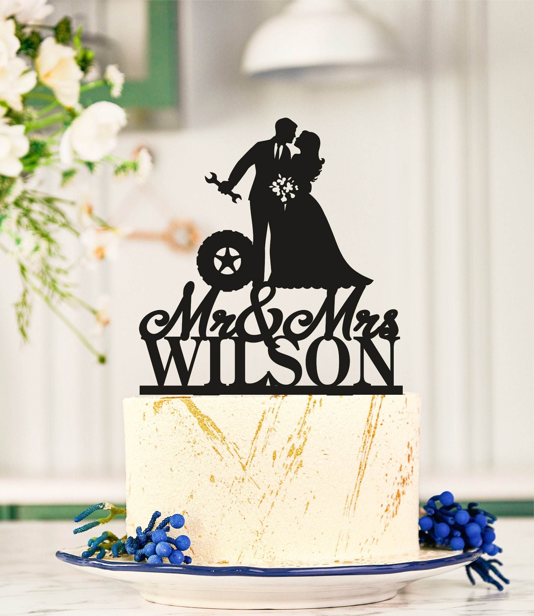 Mechanic Wedding Cake Topper Auto Mechanic Wedding Cake | Etsy