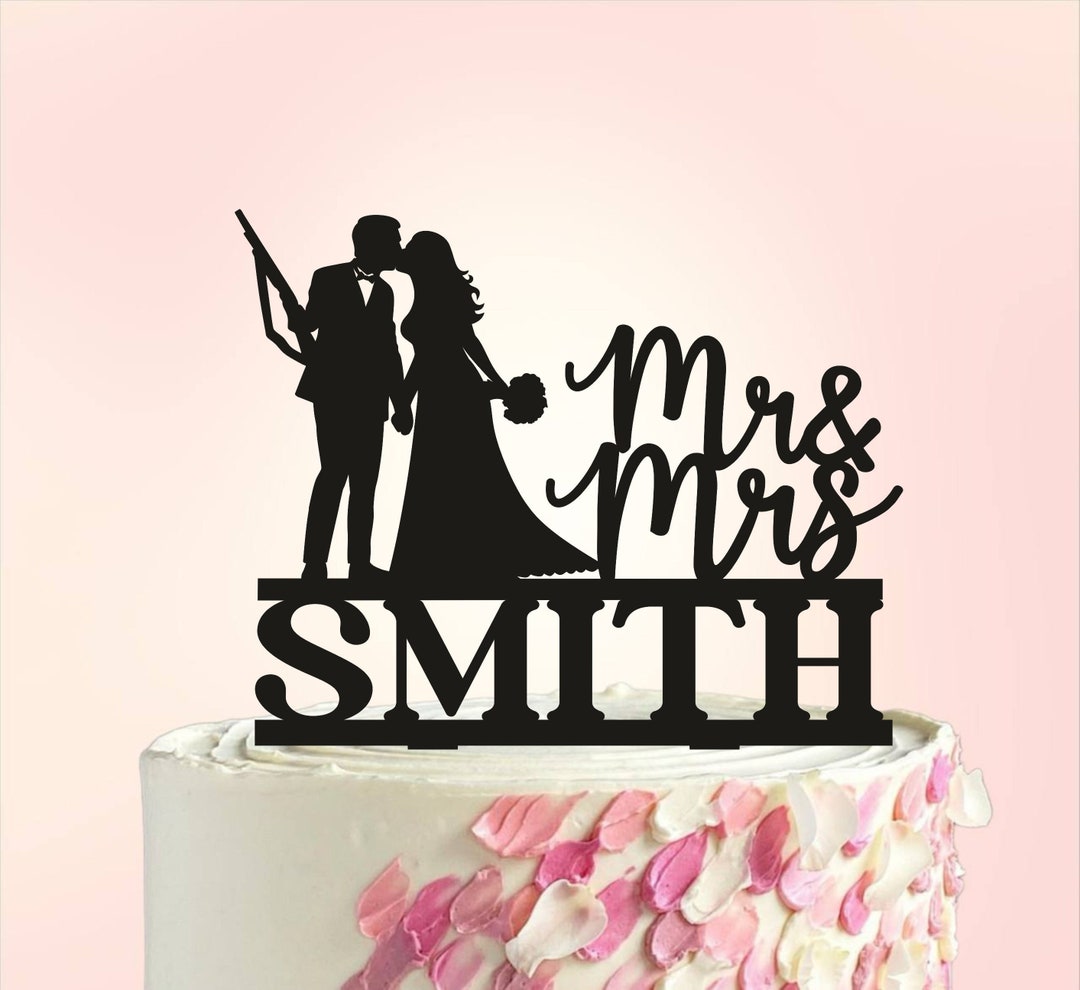 Topo de bolo de caça com cães, topo de bolo Hunt is over, topper de ...