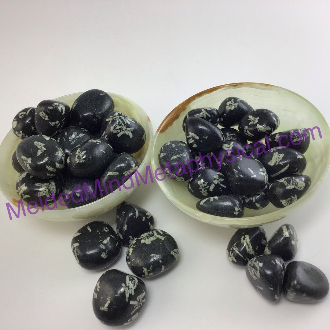 Meldedmind One 1 Chinese Writing Stone Tumble Natural Crystal Porphyry ...