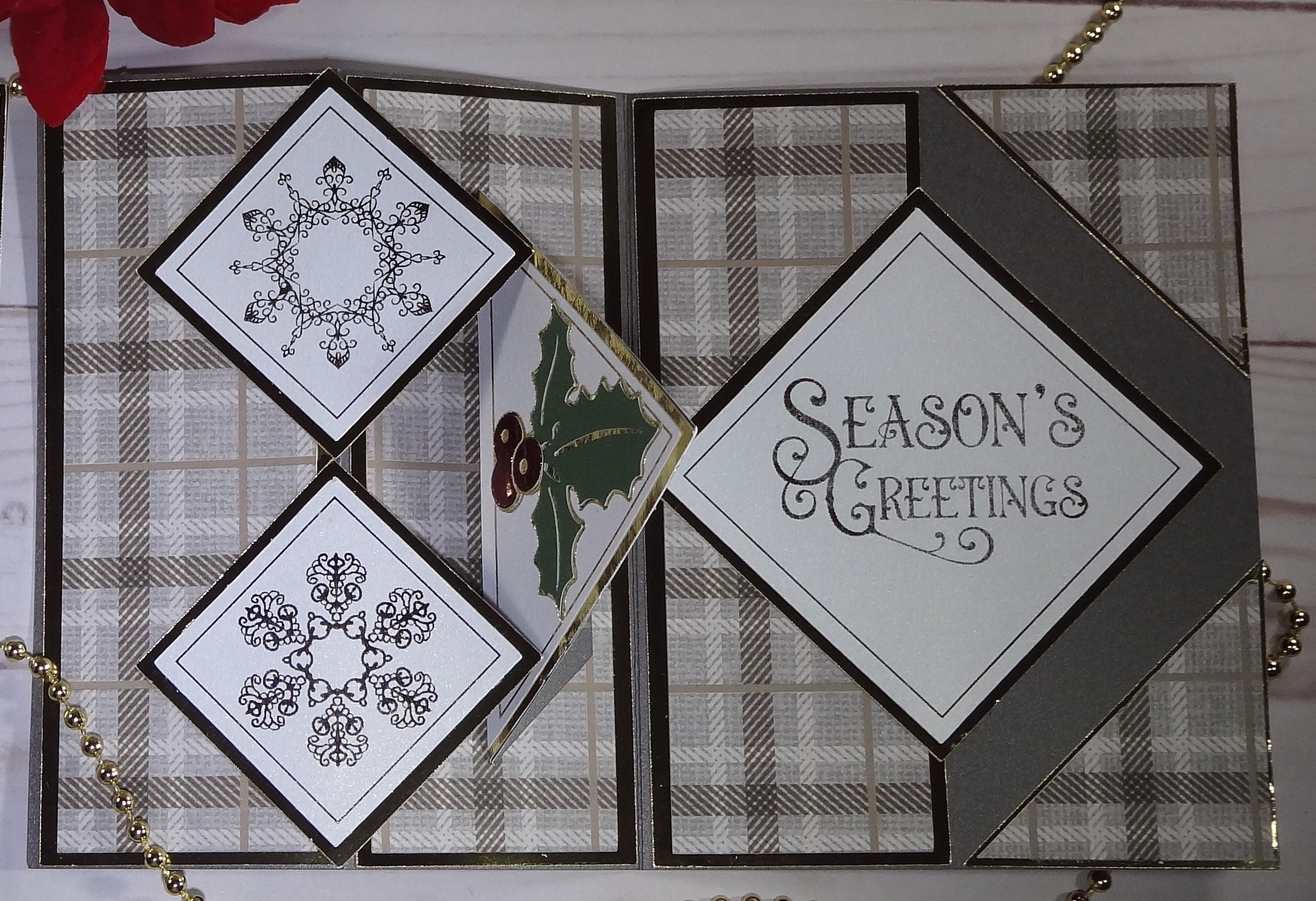 Set of 4 Christmas Cards - Etsy