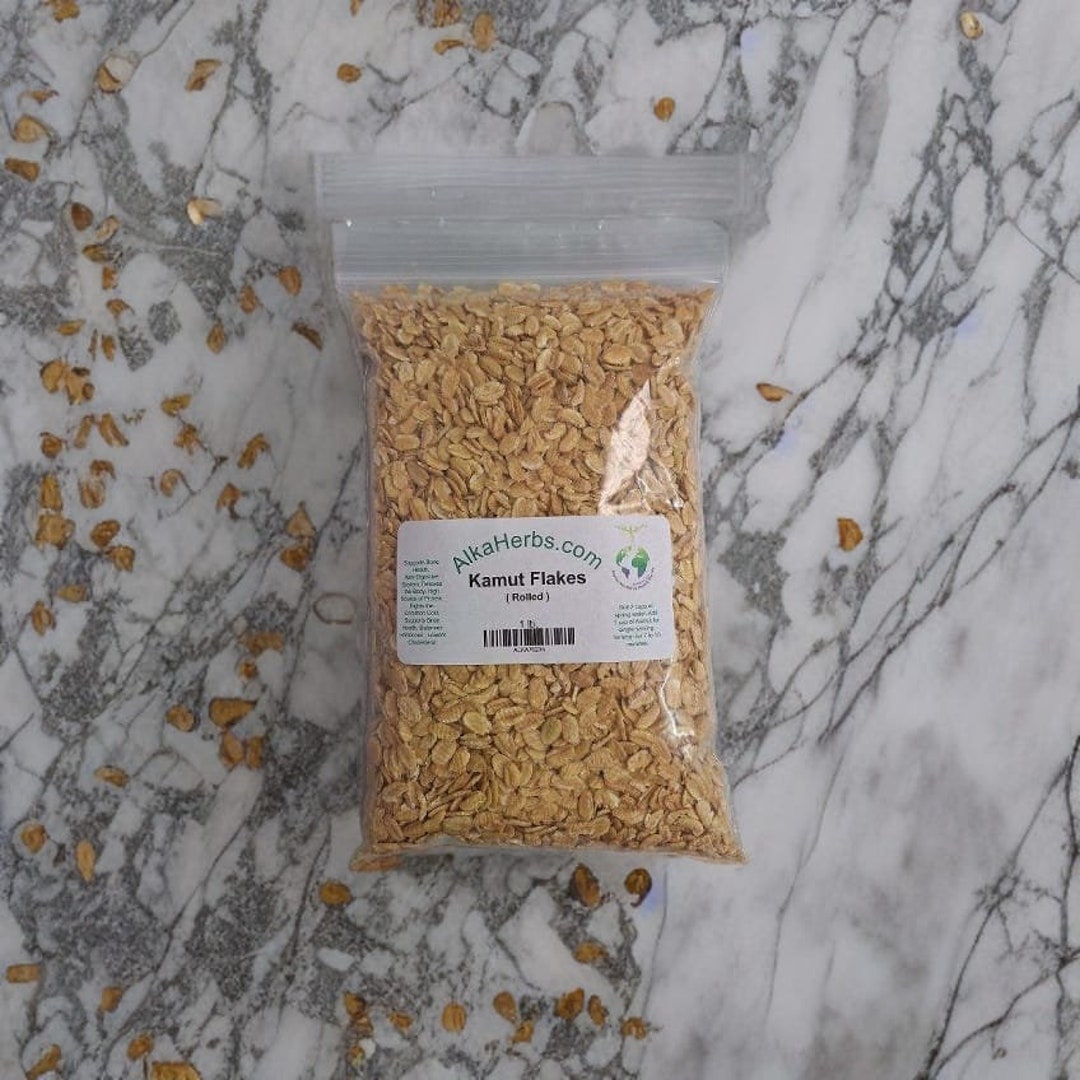 Kamut Flakes Rolled (1 Lb.) - Etsy