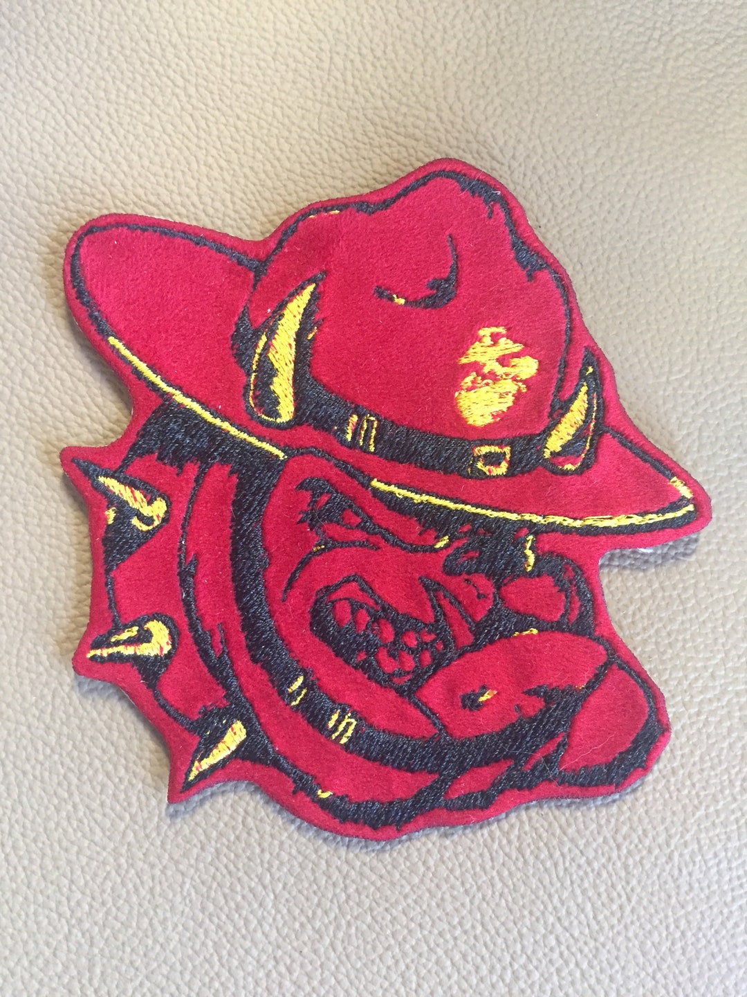 Devil Dog Marines Patch Red Gold Black - Etsy