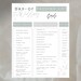 Wedding Packing List Printable Template Day-of Checklist for the Bride ...