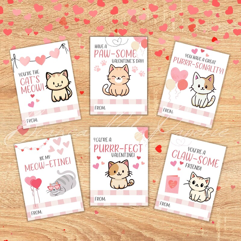 Cute Cat Card - Etsy