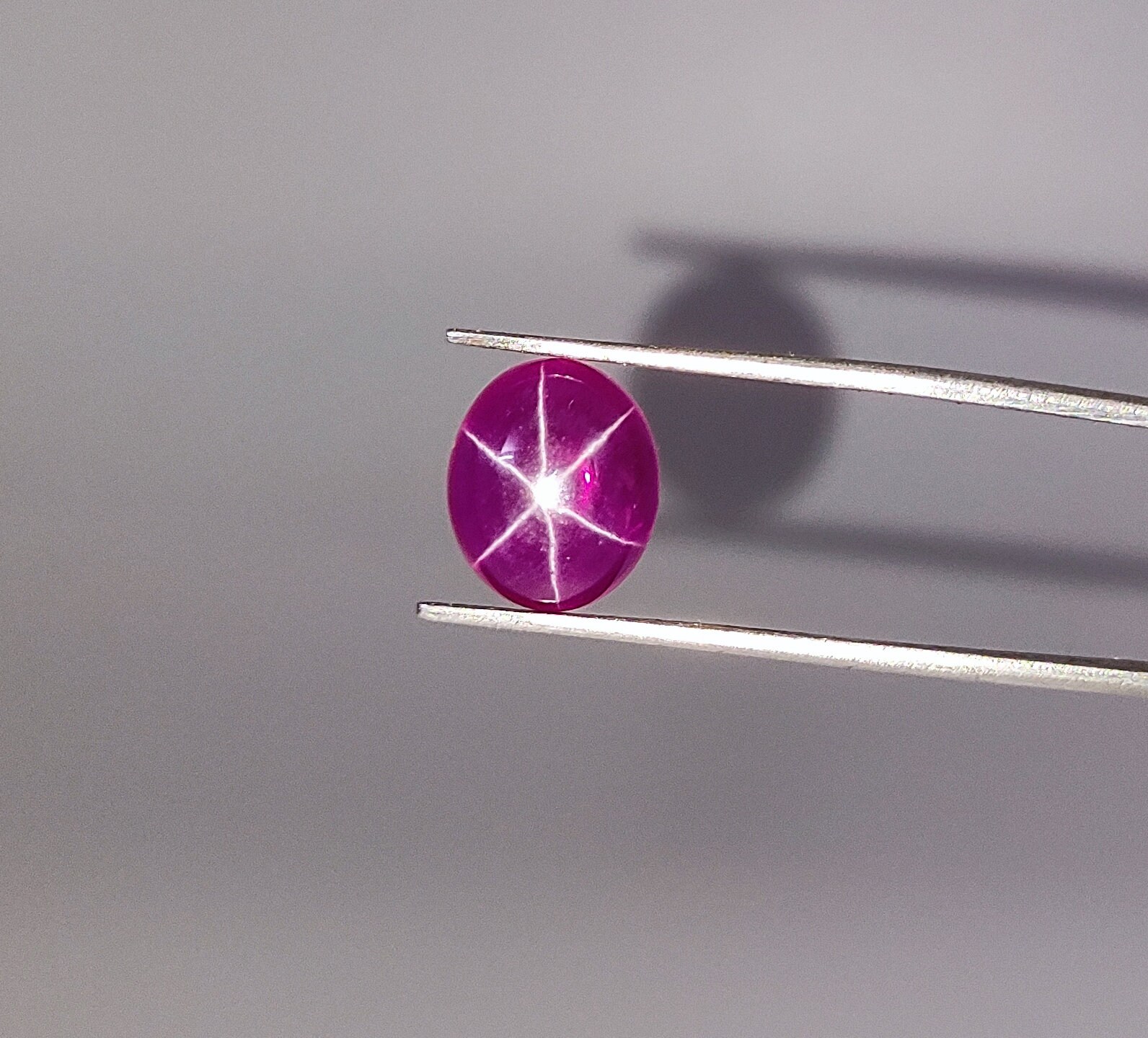 Star Sapphire Gemstone 12X10 MM Sapphire Star Red Color 4 Pieces Star ...