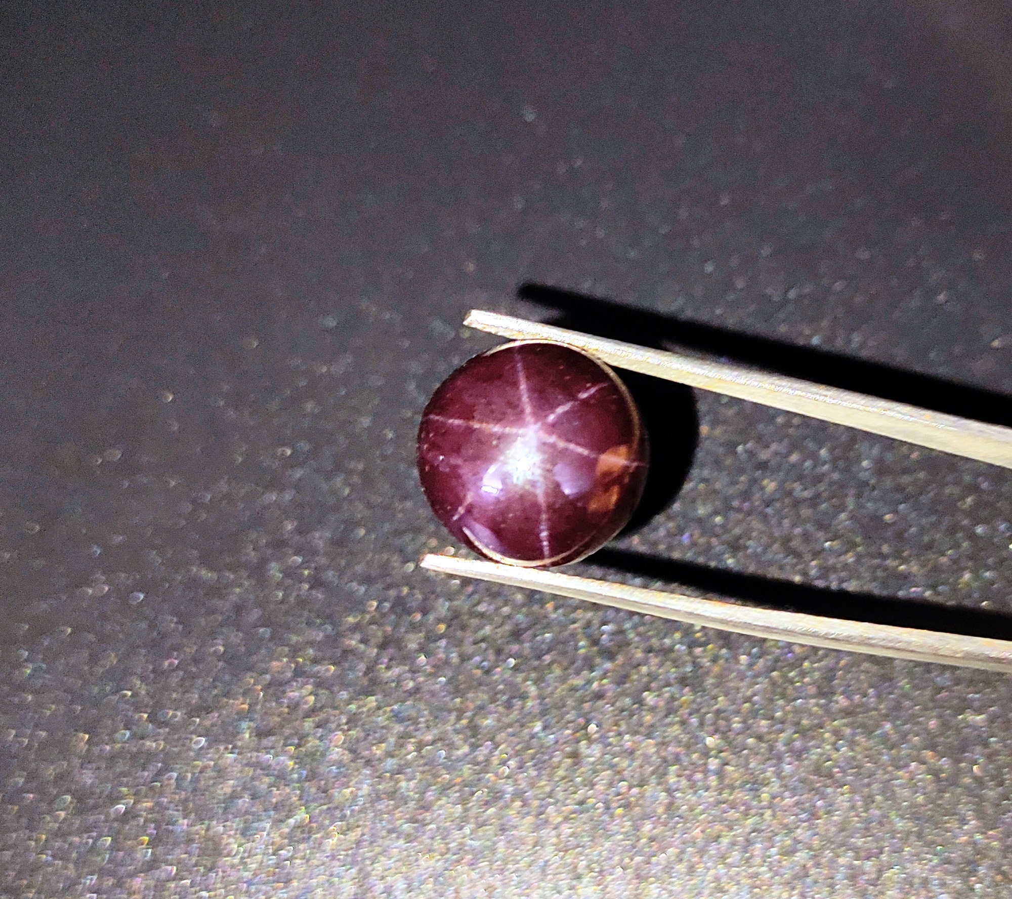 Natural Garnet Gemstone Six Rays Garnet Star Gemstone 12 MM Garnet Star ...
