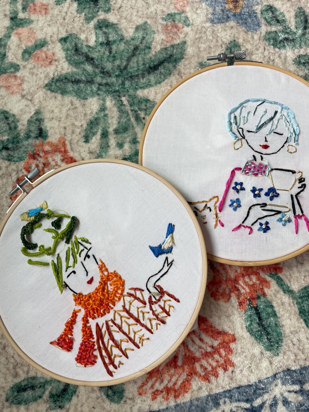 Animal Friends Embroidery Hoops for Home Decor - Etsy