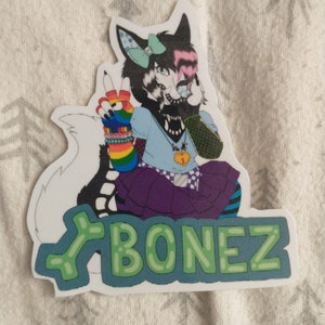 Custom Fursona Sticker - Etsy