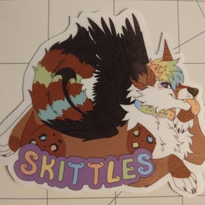 Custom Fursona Sticker - Etsy