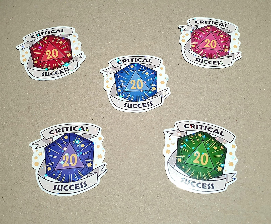 Dnd Critical Success Magnet for Your Fridge or Noteboard - Etsy