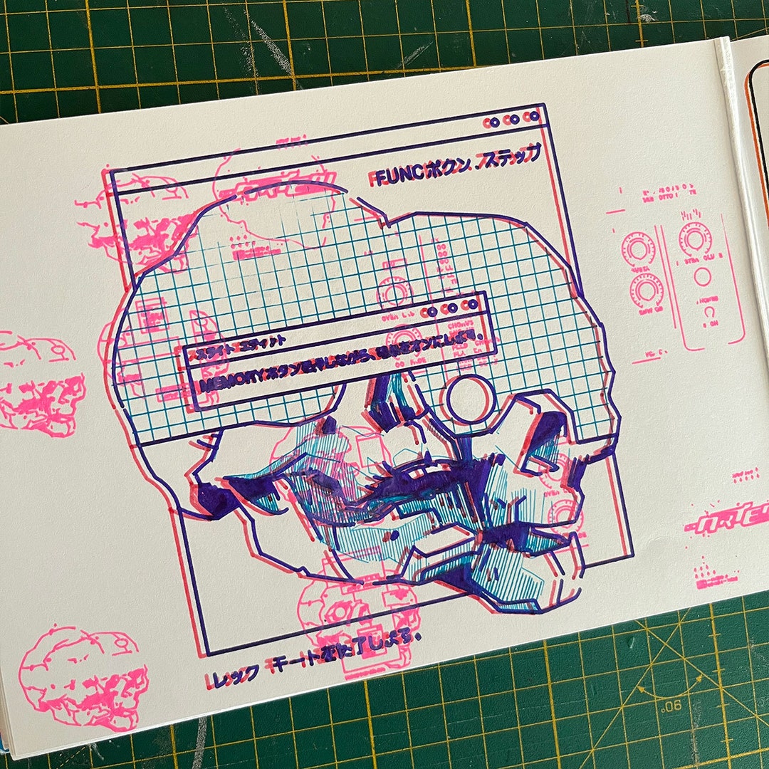 Pen Plotter Sketchbook 1 - Etsy