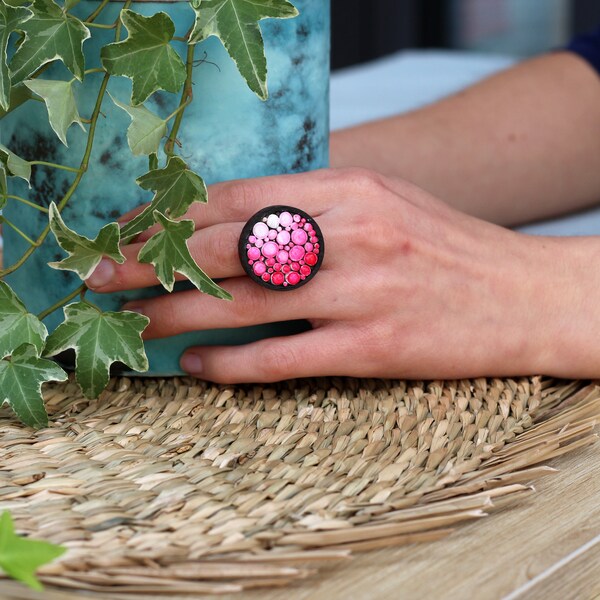 Fuchsia Ring - Etsy