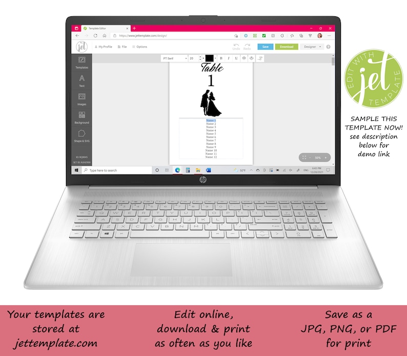 Editable Movie Couples Seating Chart Template Magical - Etsy