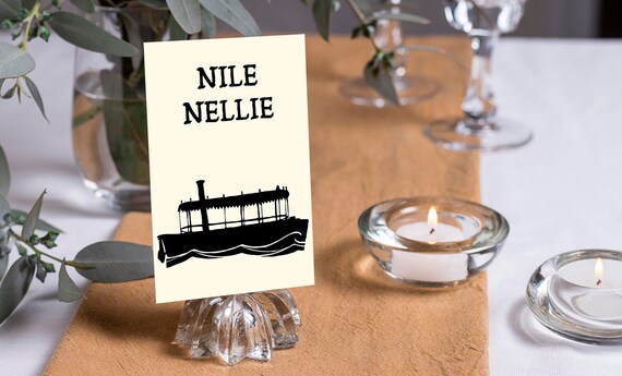 Editable Jungle Cruise Table Numbers Template 4x6 & 5x7 | Etsy