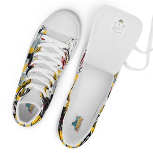 Custom Shoes Men's High-top Art Sneakers, Canvas Shoes, Original Style ...