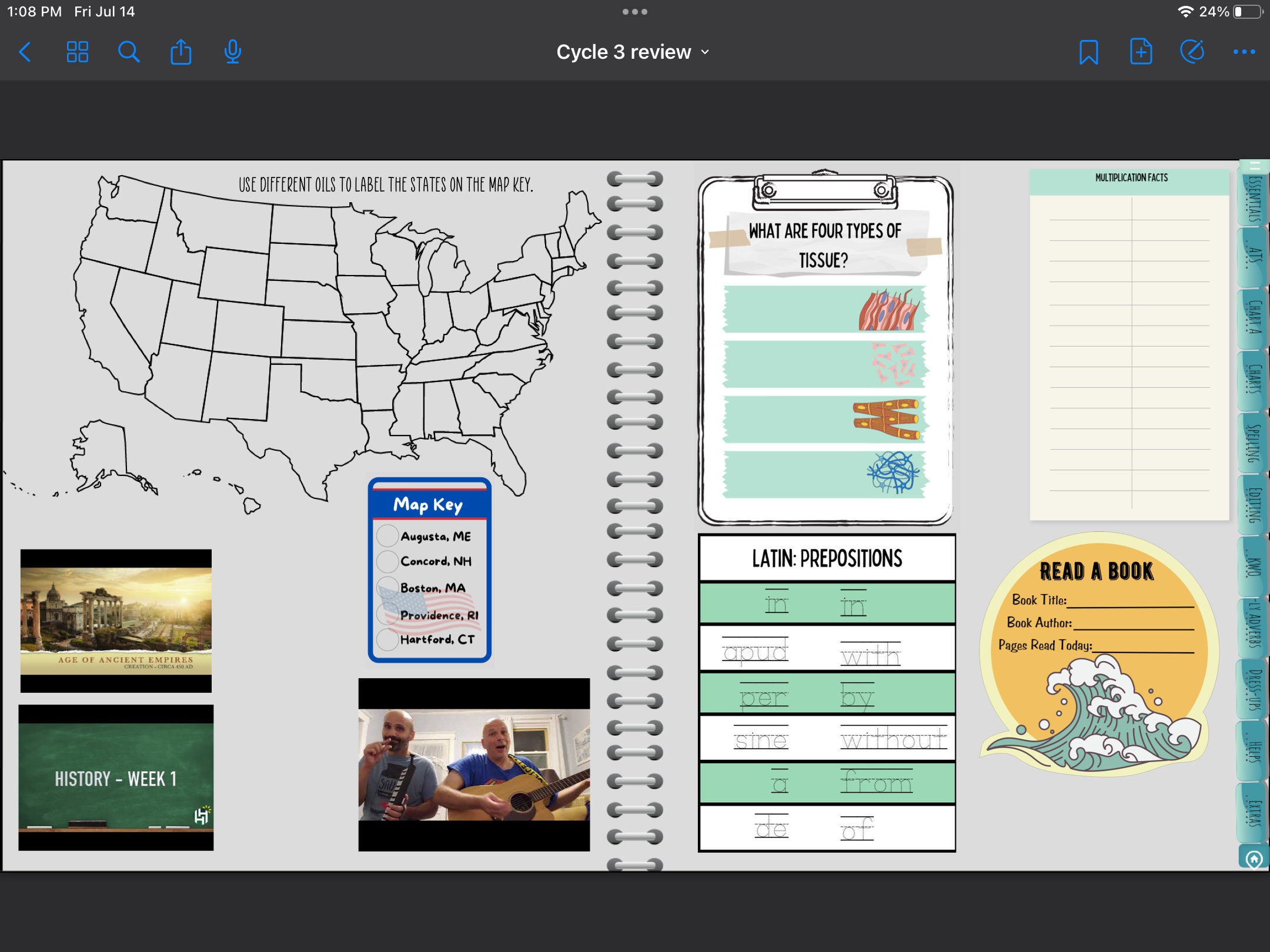 CC Cycle 3 DIGITAL Review Notebook for Foundations and Essentials for ...