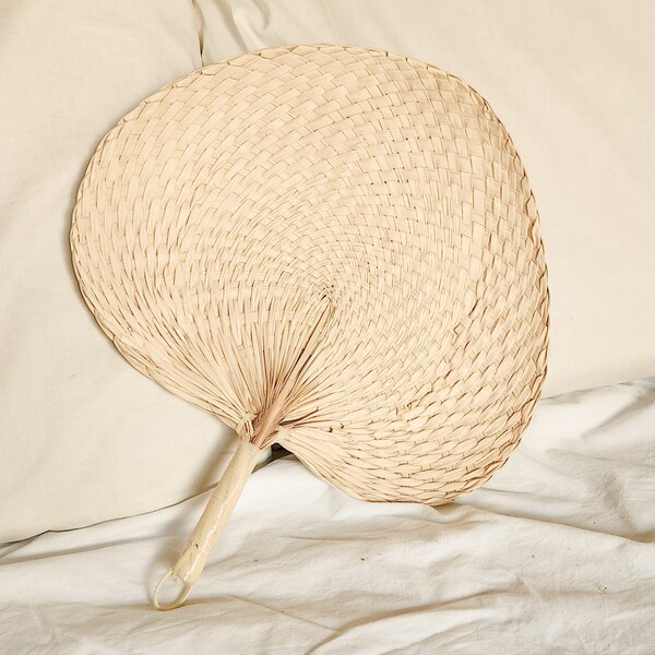Palm Leaf Hand Fans - Etsy