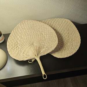Palm Leaf Hand Fan 10, Wedding Fan, Event Hand Fan, Palm Fan, Straw ...