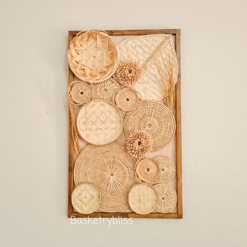 16 Pieces of 3D Wall Art, Bohemian Wall Art, 3D Boho Frame, Boho ...