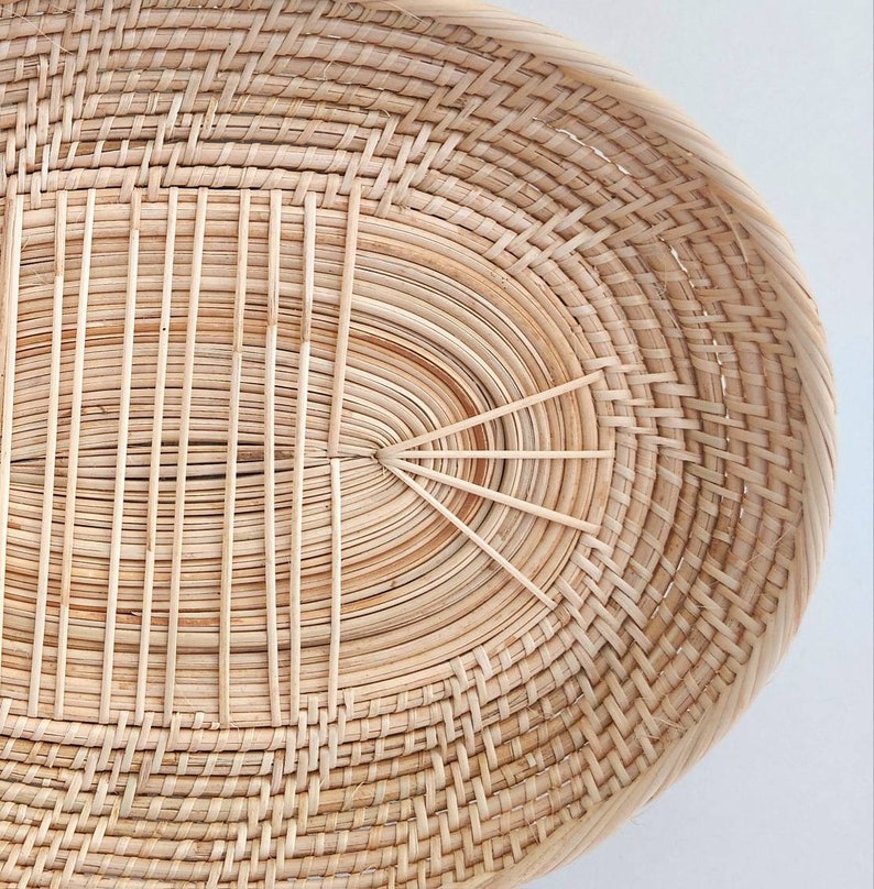 Set 3 Rattan Wall Hangings, Rattan Wall Pieces, Round Wall Decor, Wall ...