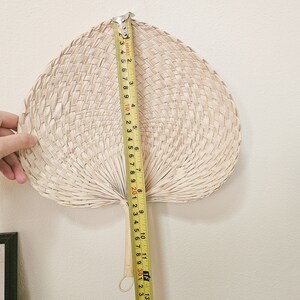Palm Leaf Hand Fan 10, Wedding Fan, Event Hand Fan, Palm Fan, Straw ...