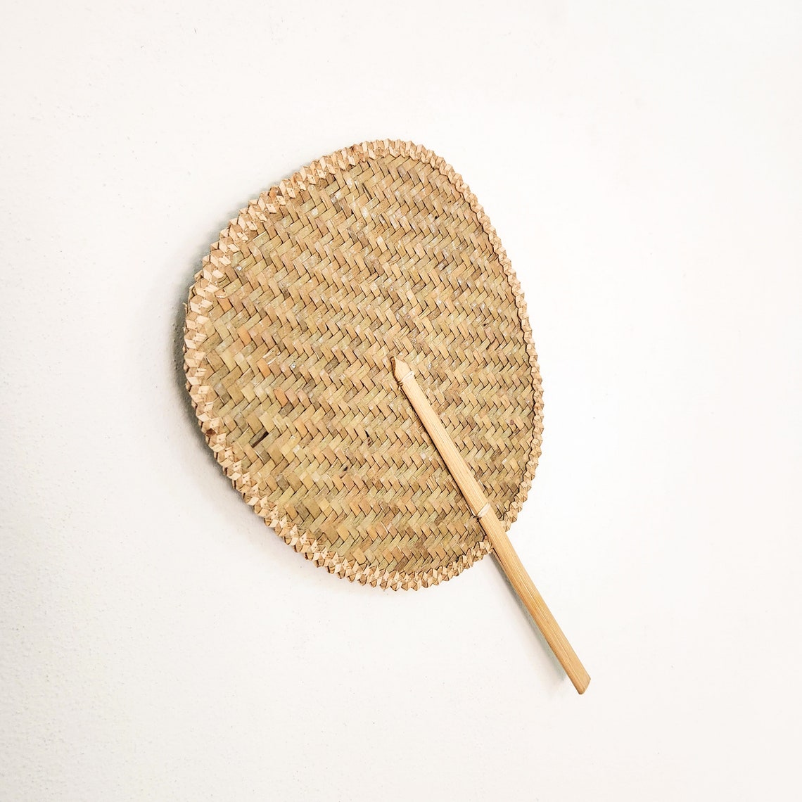 Handmade Fan for Wedding, Woven Hand Fans, Ruffia Fans, Hand Fans for ...