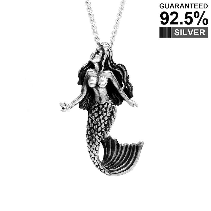 Mermaid Pendant - Etsy