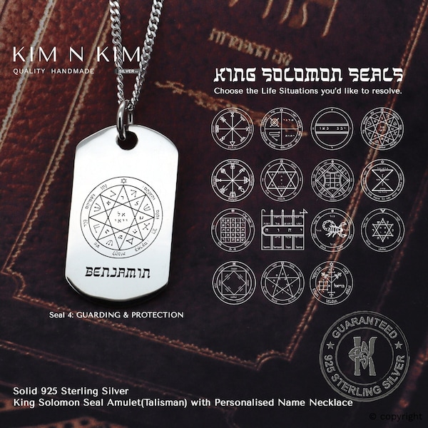 Seal of Solomon Necklace - Etsy