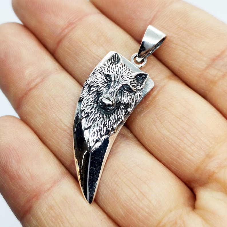 Wolf Tooth Pendant Necklace / Claw / Horn/ Norse Viking Amulet - Etsy