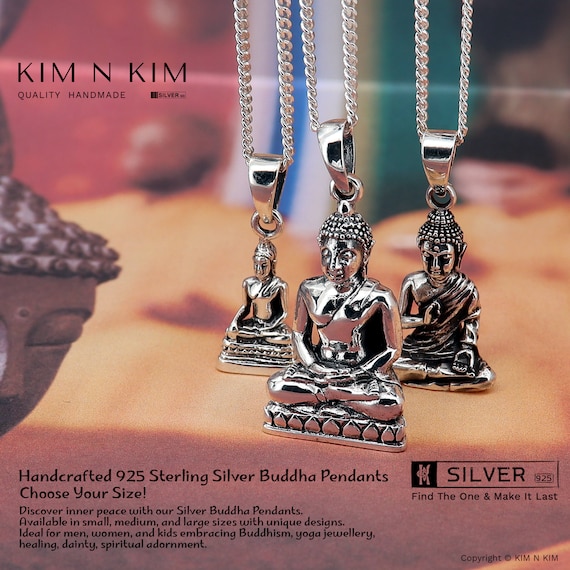 Buddha statue necklace store