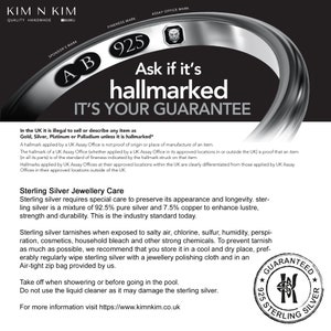 Personalised Sterling Silver ID Bracelet, UK Hallmarked 925, Premium ...