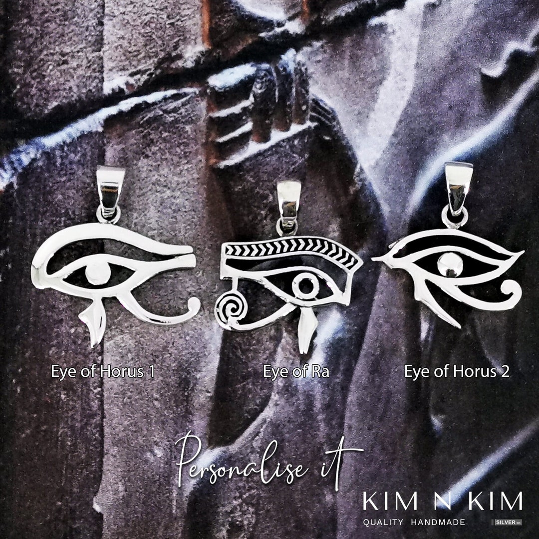 Sterling Silver Eye of Horus Pendant: Ancient Egypt Jewelry - Etsy
