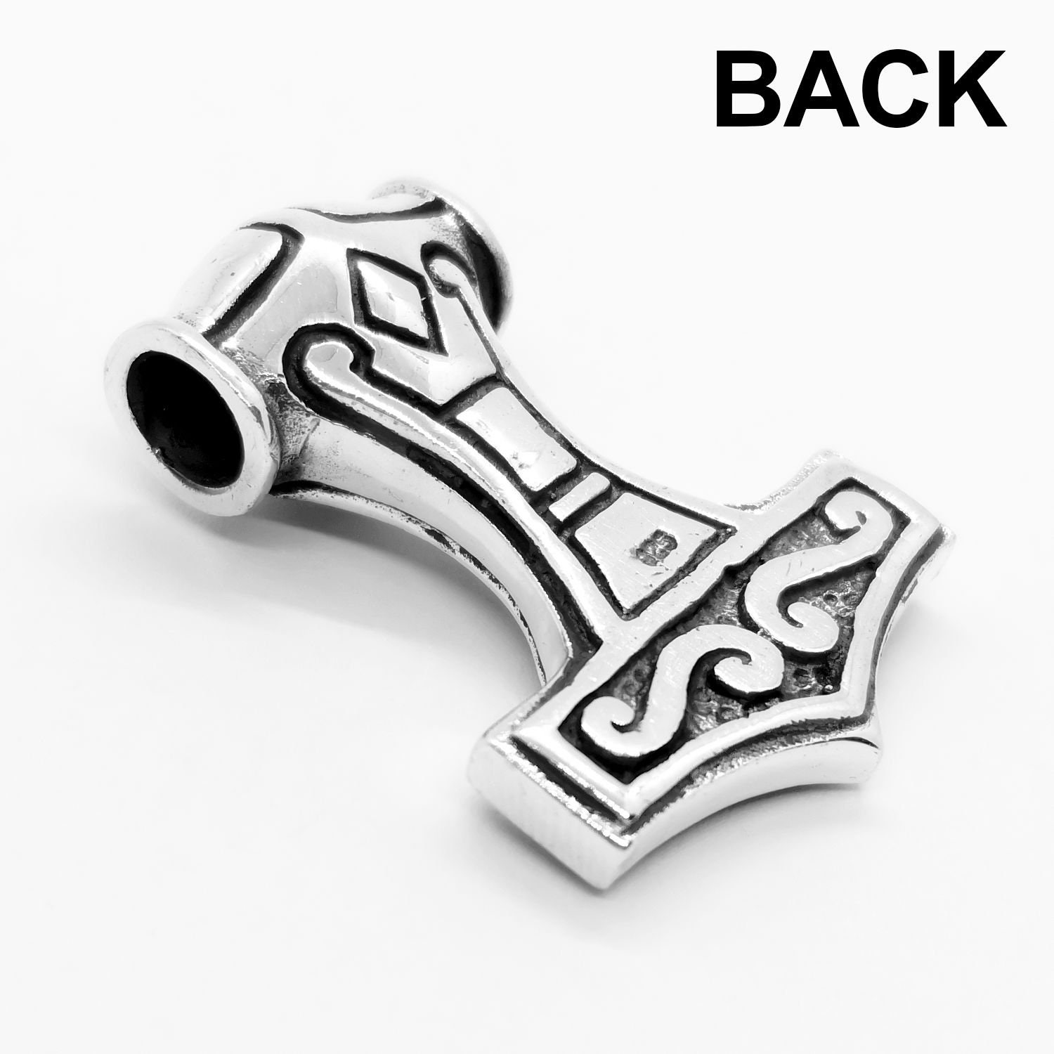 925 Sterling Silver Heavy Thors Hammer Mjolnir Odin Norse | Etsy