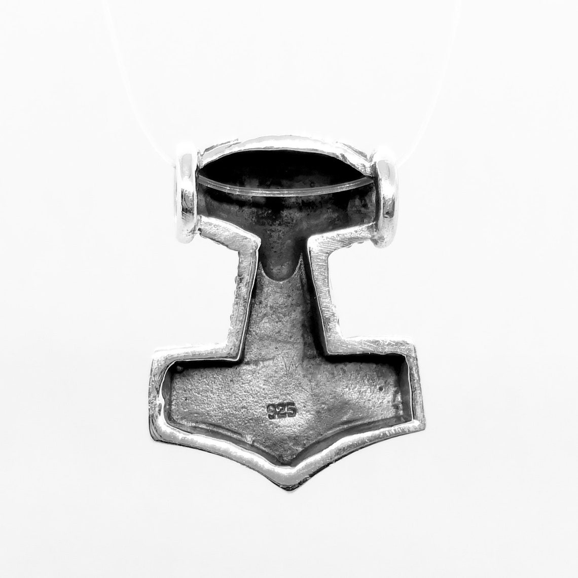 925 Sterling Silver Thors Hammer Mjolnir Norse Viking Pendant - Etsy UK