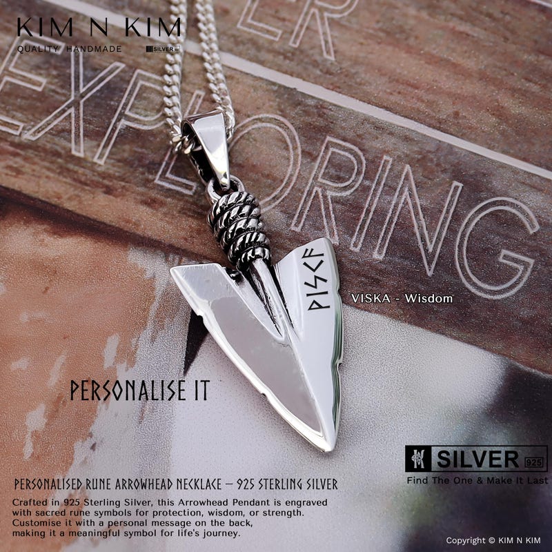 Runic Necklace Custom - Etsy UK