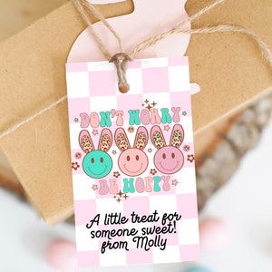 Editable Easter Treat Printable Tags, Printable Easter Gift Tags ...