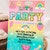Editable Birthday Party Invitation Stoney Clover Lane Varsity Patch ...